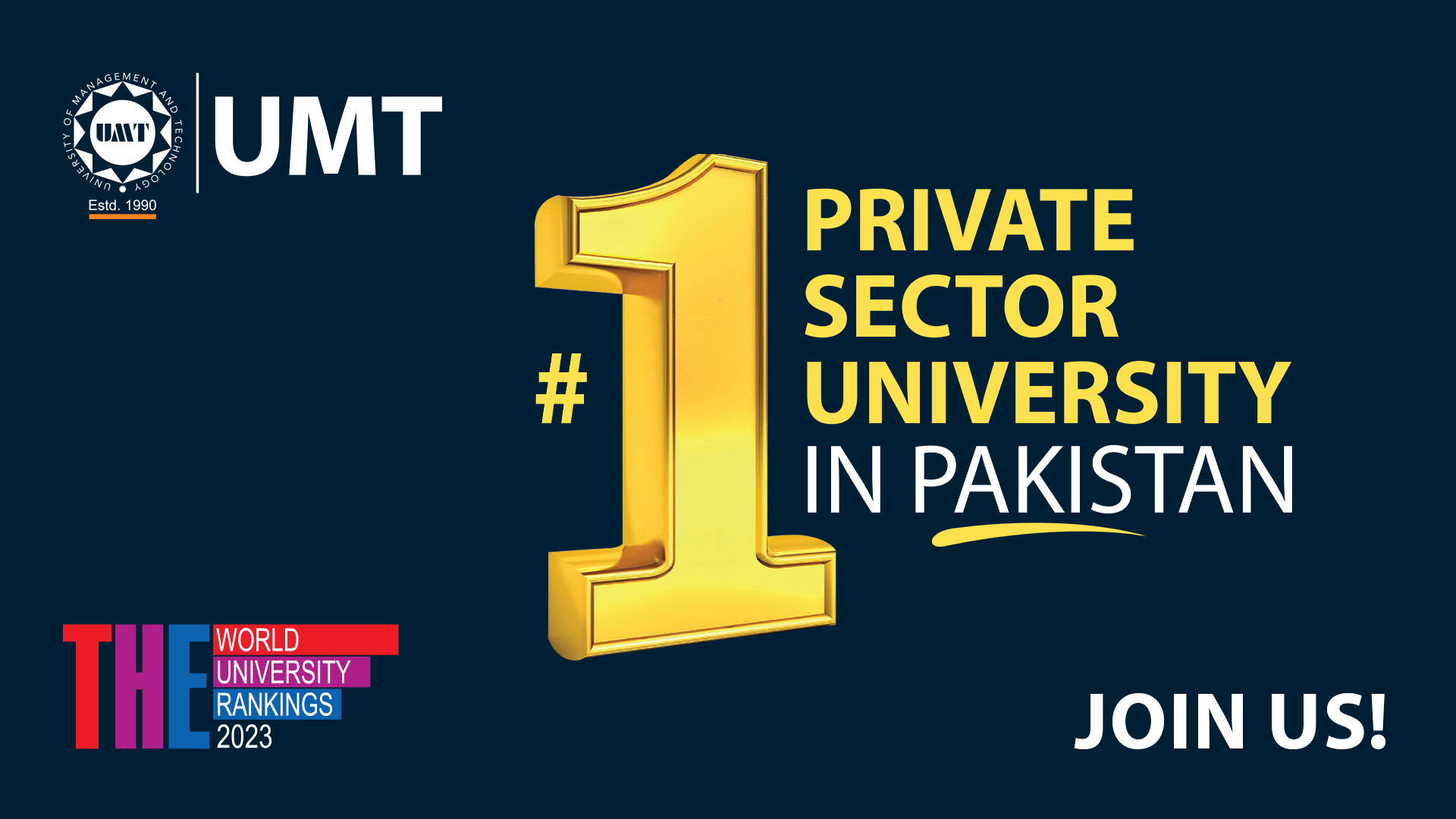 UMT Becomes Top-ranked University In Pakistani Private Sector